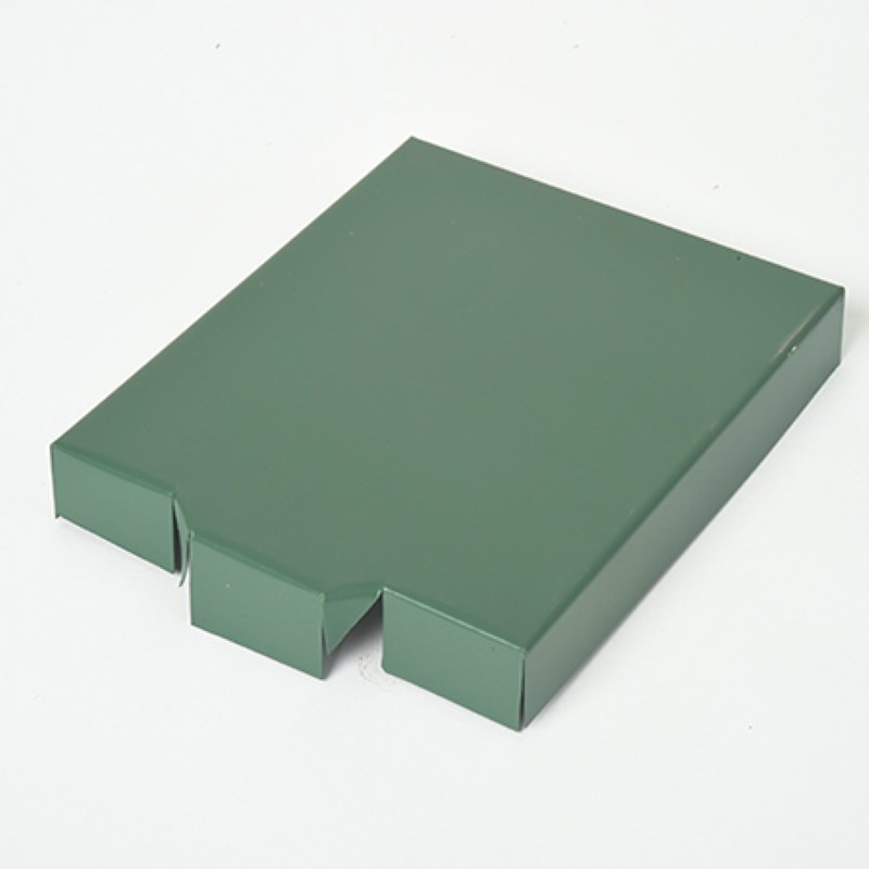 GUTTER END CAP - HORIZ GUTTER WITH SCULPTURED RAKE for Metal Buildings ...