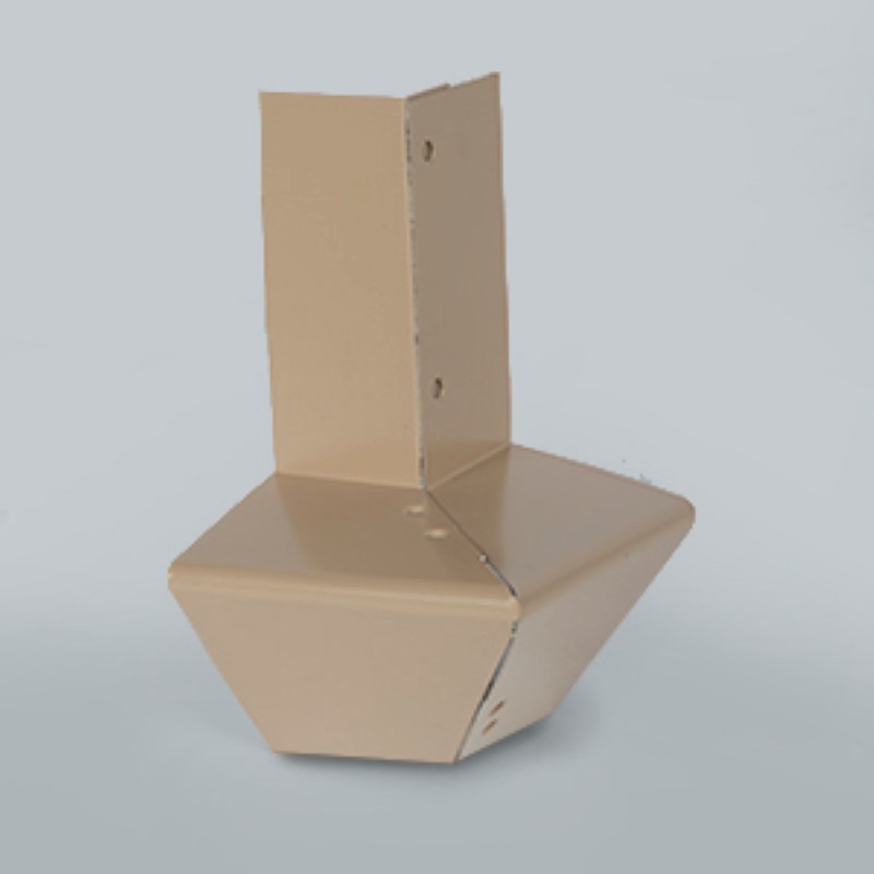 BASE TRIM OUTSIDE CORNER CAP for Metal Buildings | Steel Store